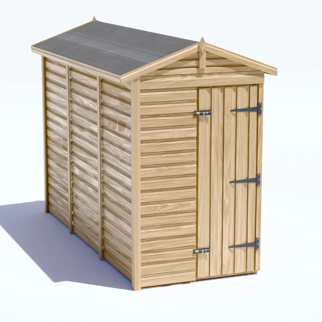 4x10ft Wooden Garden Shed | Windowless | Apex Roof — Eden Sheds