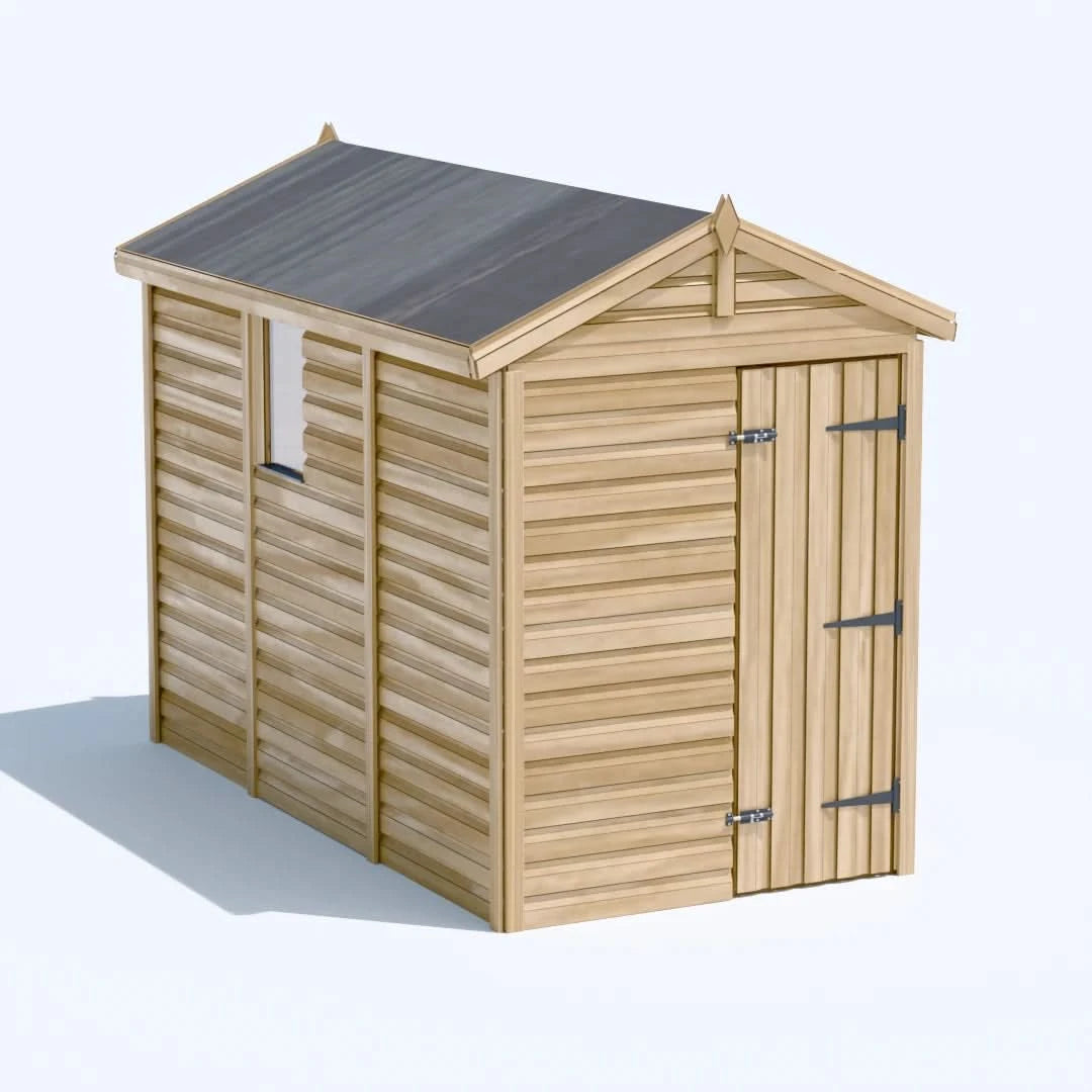5x10ft Wooden Garden Shed | Windowed | Apex Roof — Eden Sheds