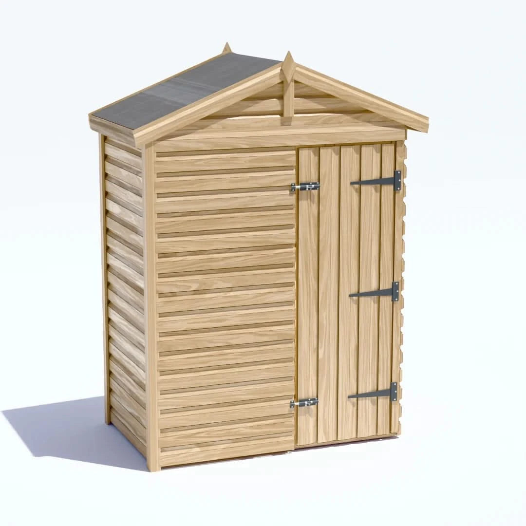 5x3ft Wooden Garden Shed | Windowless | Apex Roof — Eden Sheds