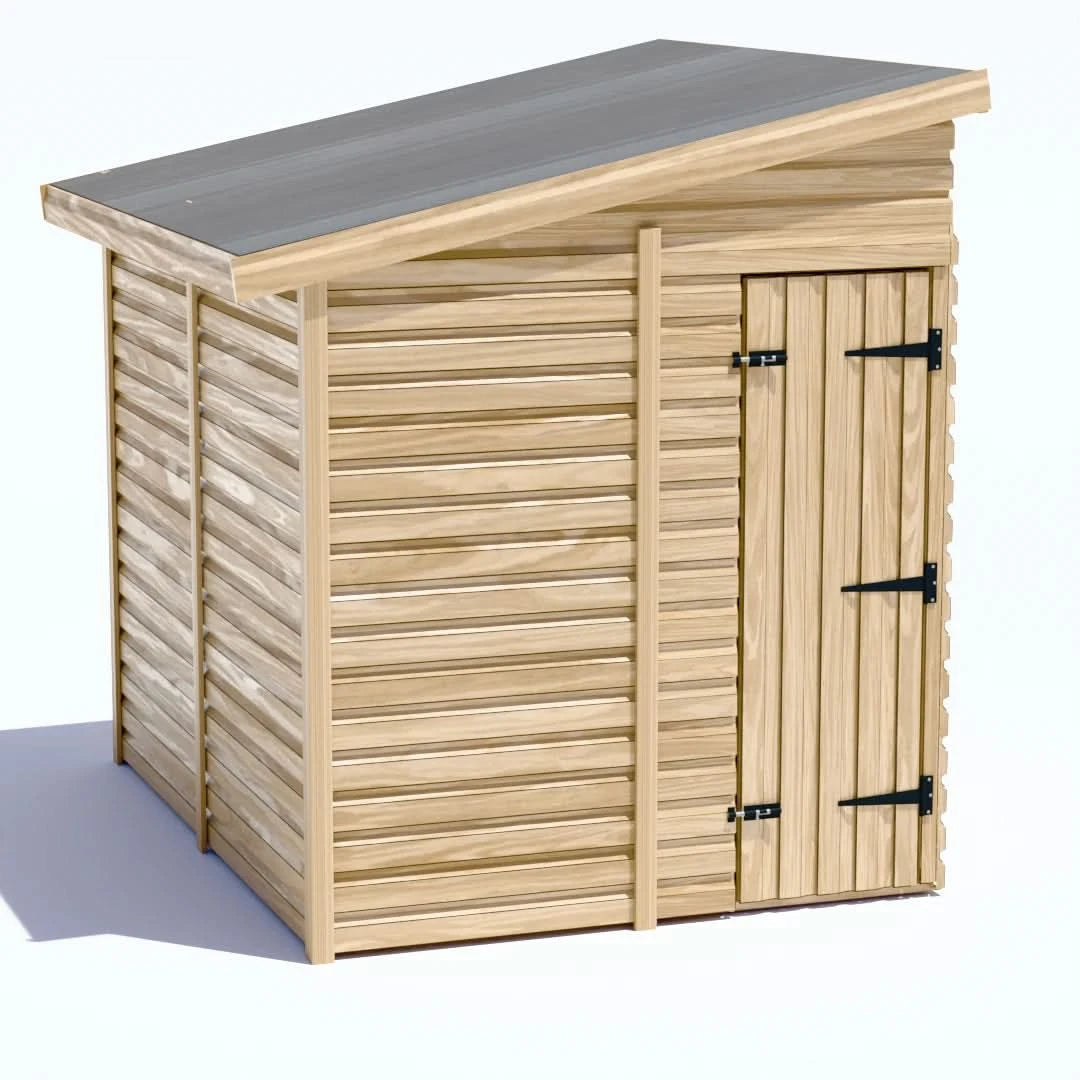 6x8ft Wooden Garden Shed | Windowless | Pent Roof — Eden Sheds